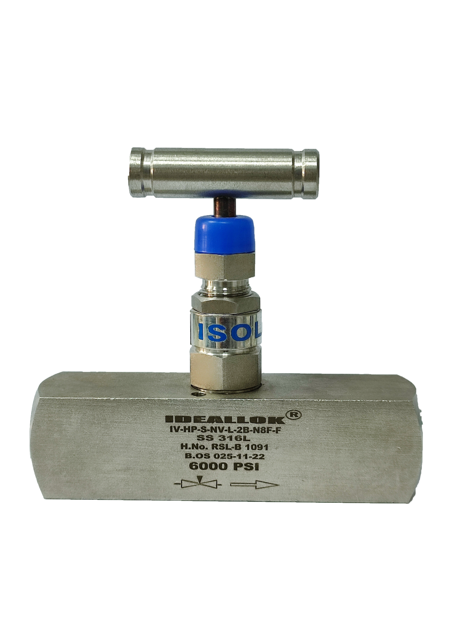 SS316 NEEDLE VALVE (MALE X FEMALE) 10000PSI. & 6000PSI. – Ideal Valves